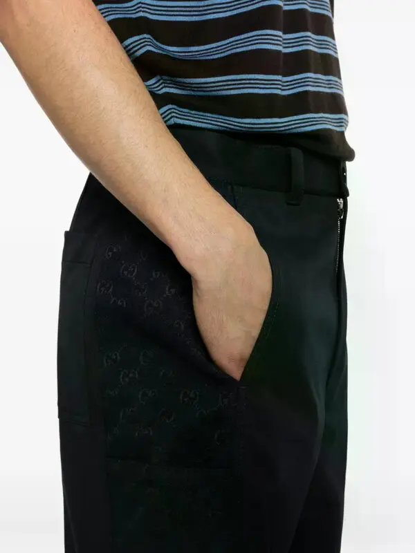 Gucci Logo-button Shorts