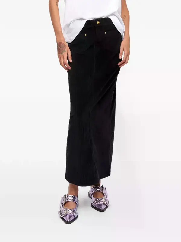 GANNI Corduroy Maxi Skirt