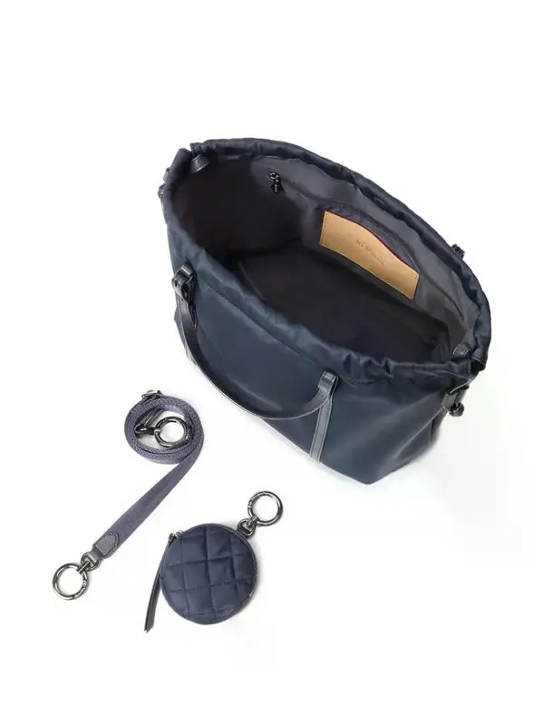 Mz Wallace Waverly Drawstring Bucket Bag - Blue