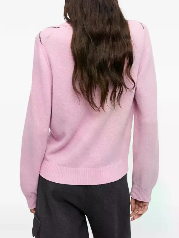 GANNI Bow-intarsia Sweater