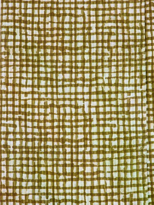 Paul Smith Check Fish Scarf - White