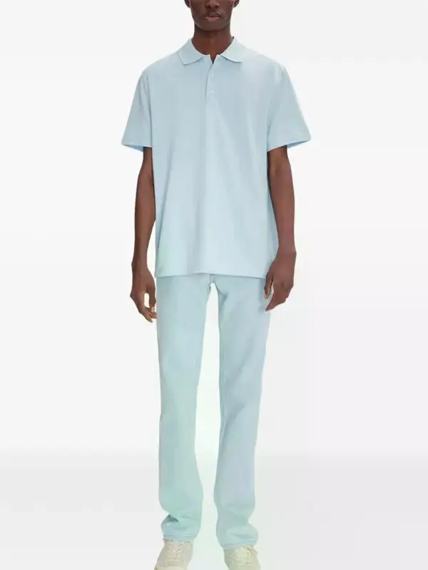 A.p.c. Cotton Polo Shirt - Blue