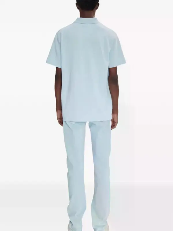 A.p.c. Cotton Polo Shirt - Blue