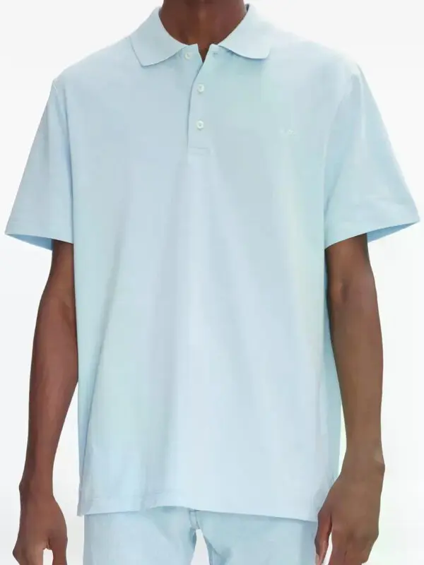 A.p.c. Cotton Polo Shirt - Blue