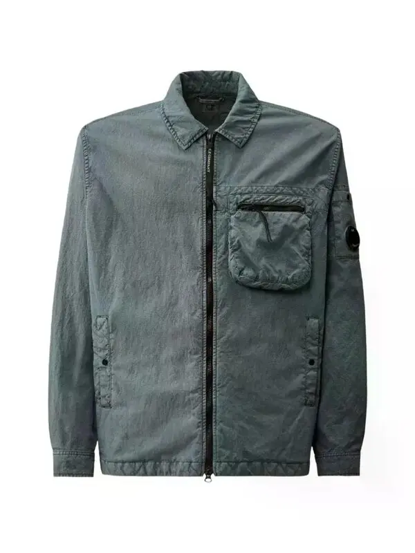 C.P. COMPANY Zipped Pocketed Jacket - Blue