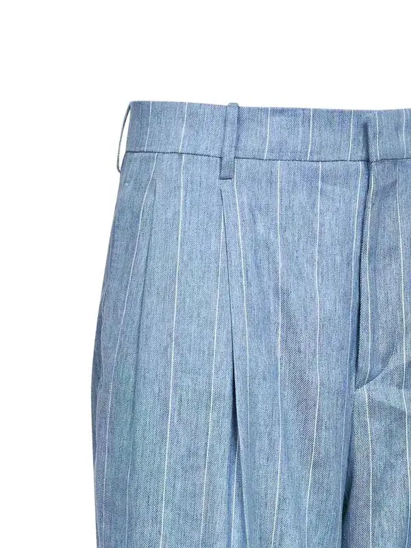 Tagliatore Pinstriped Pleated Trousers