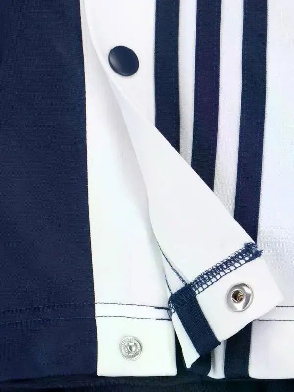 Adidas Side Stripe Popper Trousers - Blue