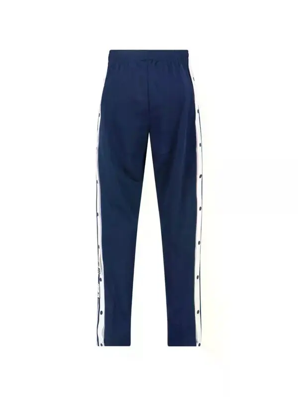 Adidas Side Stripe Popper Trousers - Blue
