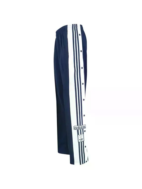 Adidas Side Stripe Popper Trousers - Blue