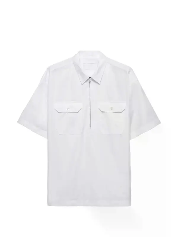 Prada Short-sleeved Cotton Shirt