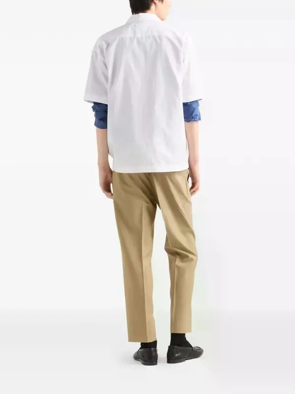 Prada Short-sleeved Cotton Shirt