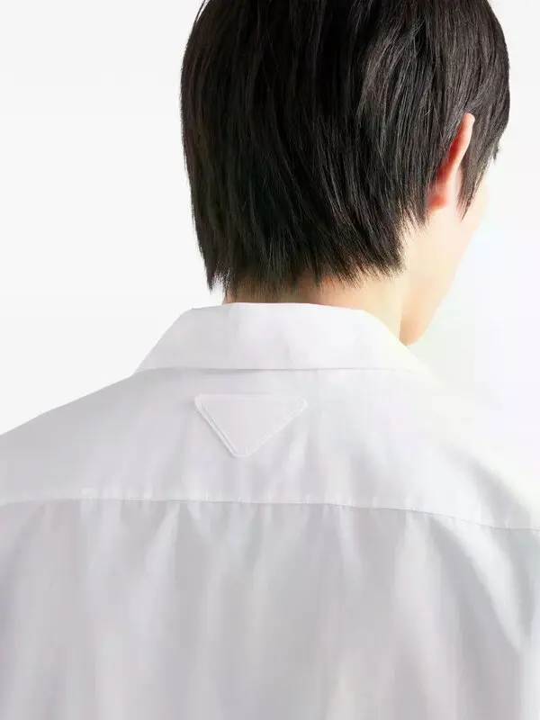 Prada Short-sleeved Cotton Shirt