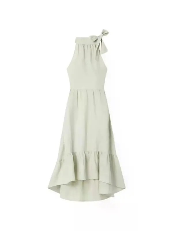 Armani Exchange Halterneck A-line Dress - Green