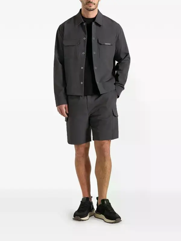 Manière De Voir Technical Cargo Shorts - Grey
