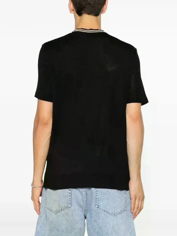YES LONDON Ribbed-trim Sweater