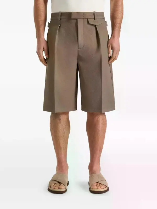 Manière De Voir Tailored Twill Bermuda Shorts
