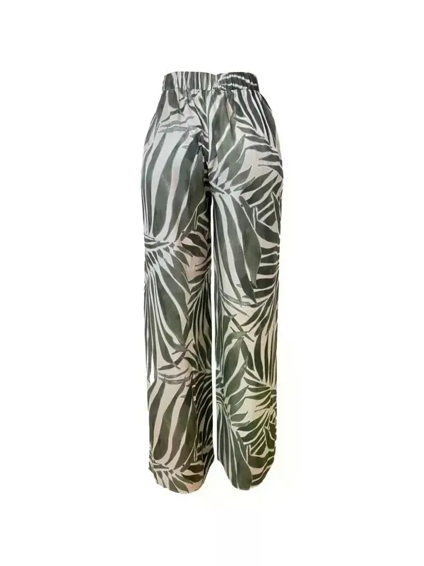 PENNYBLACK Leaf-printed Trousers