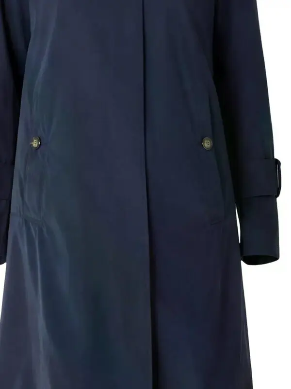Peuterey Buttoned Trench Coat - Blue