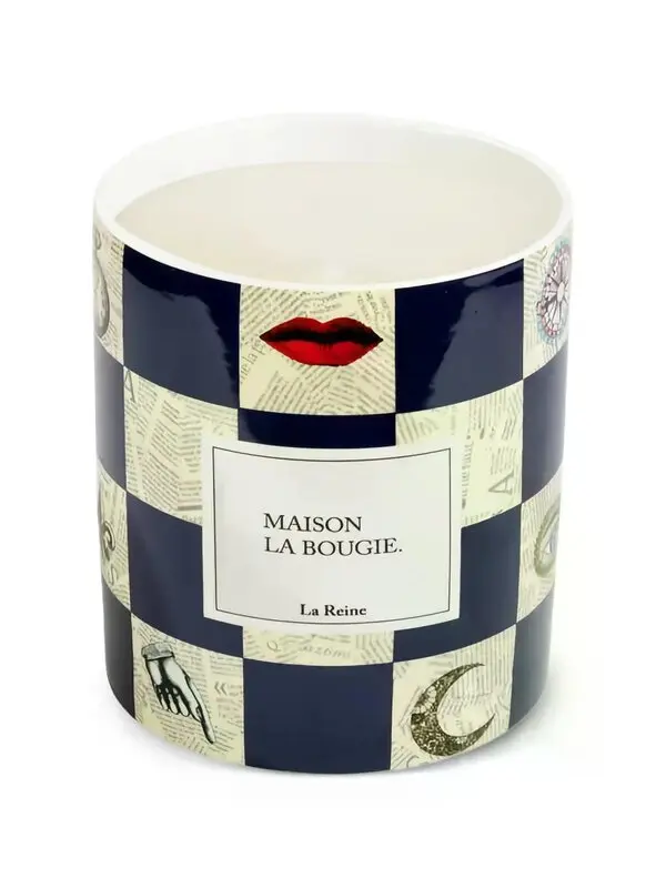 MAISON LA BOUGIE Checkered Motif Candle