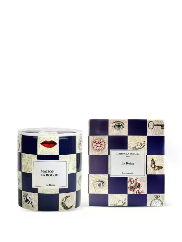 MAISON LA BOUGIE Checkered Motif Candle