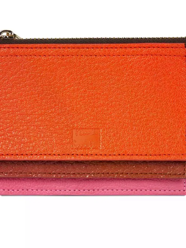 Paul Smith Concertina Zip-top Cardholder - Orange