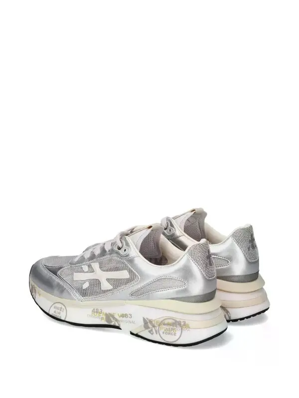 Premiata Mesh Panelled Sneakers - Silver