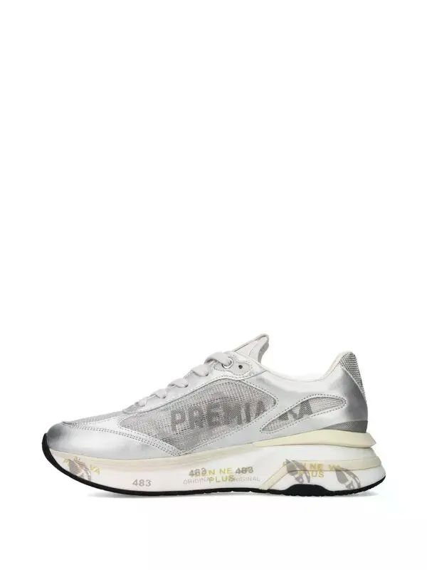 Premiata Mesh Panelled Sneakers - Silver