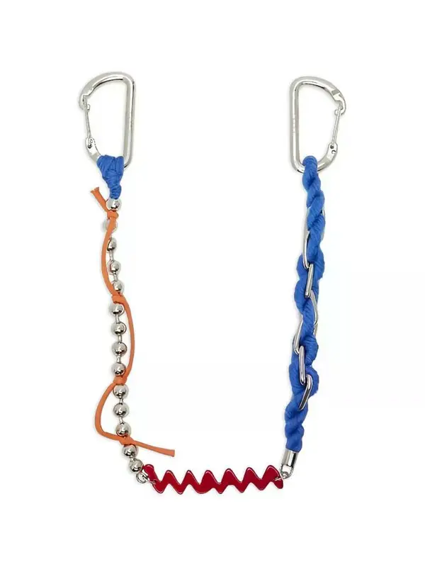 Marni Double-hook Charm - Silver