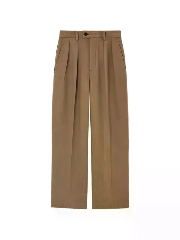 Loro Piana Rodger Pleated Wool Trousers