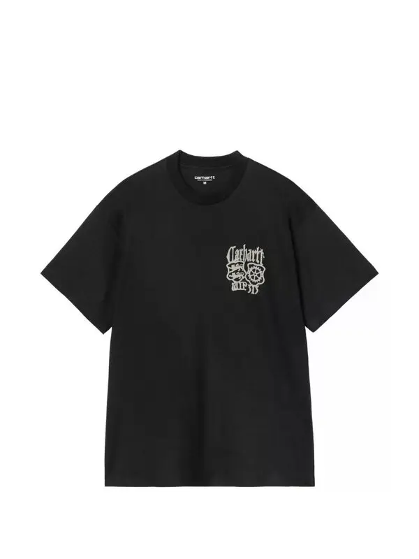 Carhartt Work In Progress Graphic-print Round-neck T-shirt - Black