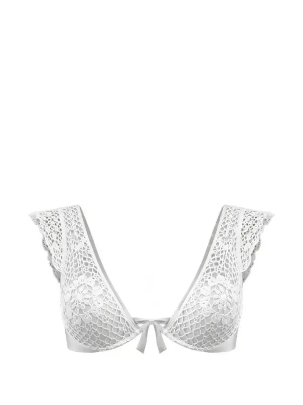 DEL MAAR Mulla Bikini Top - White
