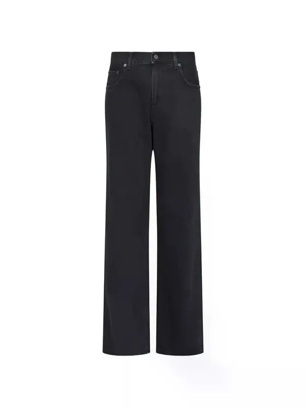 HAIKURE Belt-loop Jeans With Carbon Patch Pockets