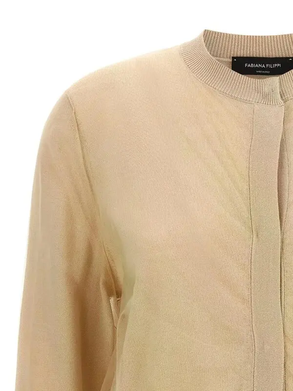 Fabiana Filippi Tulle Cardigan