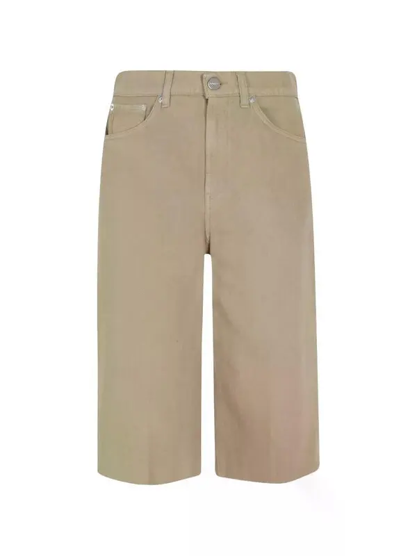 DONDUP Pocket Cotton Shorts - Neutrals
