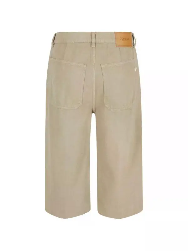 DONDUP Pocket Cotton Shorts - Neutrals