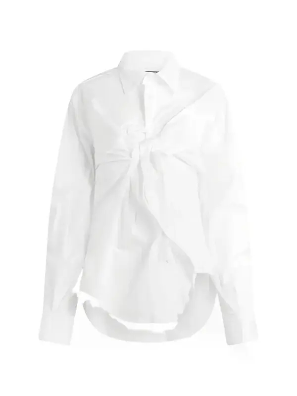 Ottolinger Knot-front Asymmetrical Shirt