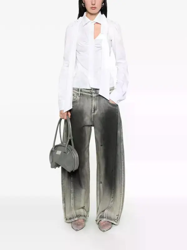 Ottolinger Knot-front Asymmetrical Shirt