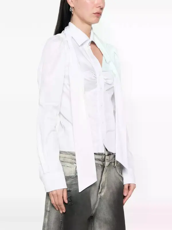 Ottolinger Knot-front Asymmetrical Shirt