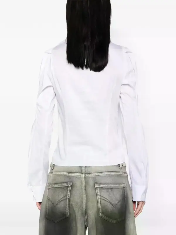 Ottolinger Knot-front Asymmetrical Shirt