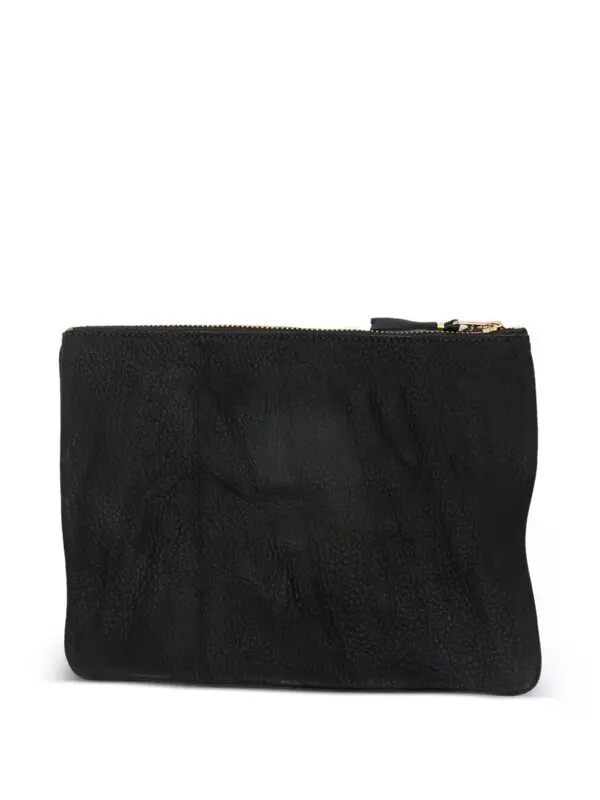 Comme Des Garçons Zip Leather Wallet - Black