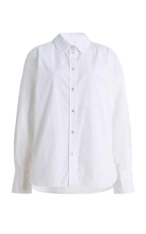 HIGH SPORT Jasper Poplin Shirt - White