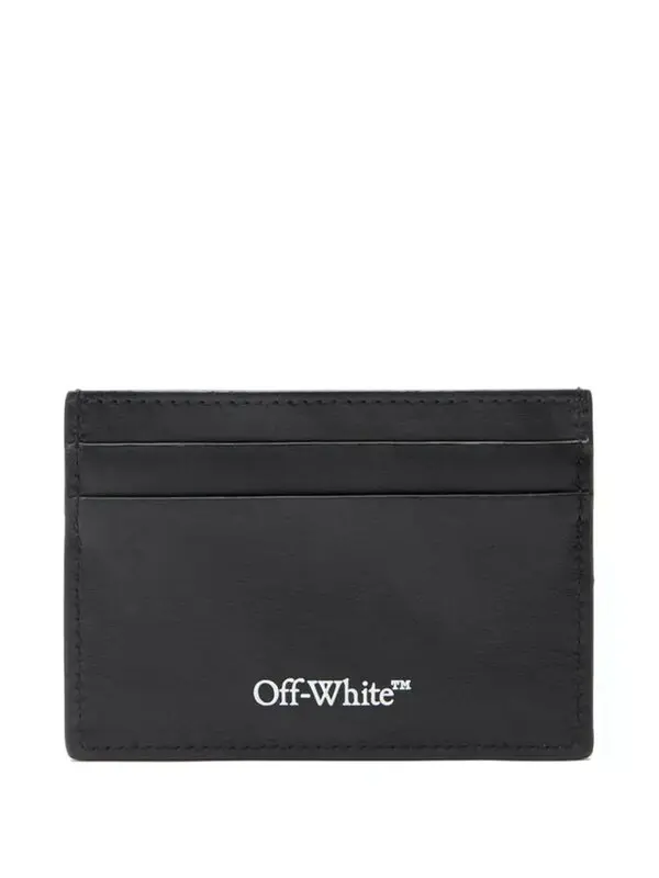 Off-White Logo-print Leather Card Case