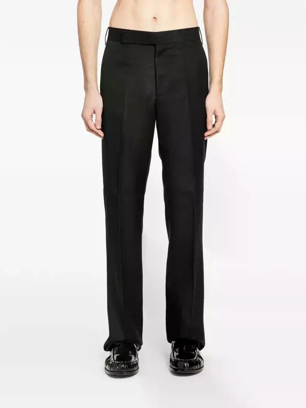 LARDINI Pressed-crease Trousers