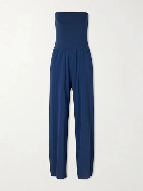 ERES Les Essentiels Dao Convertible Stretch-jersey Jumpsuit - Blue