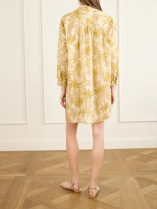 ERES Exotisme Printed Cotton-voile Shirt - Yellow