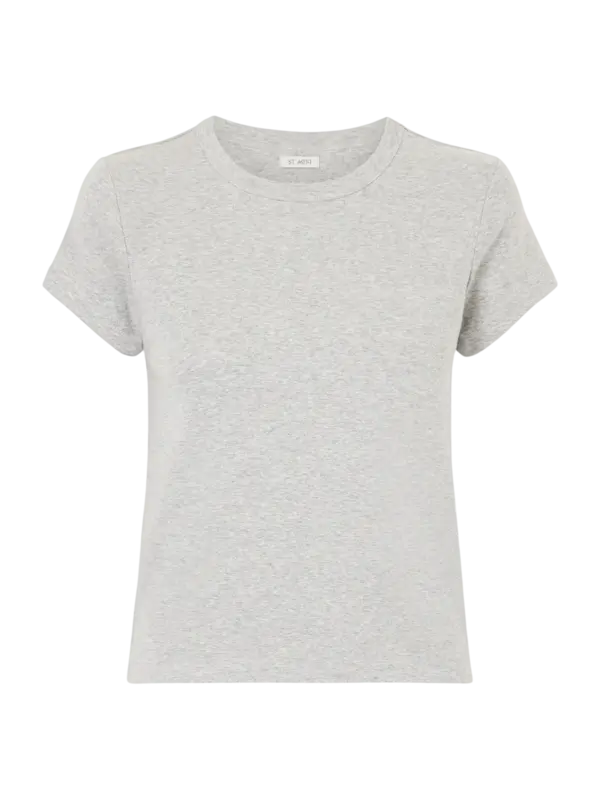 ST. AGNI Organic Cotton-jersey T-shirt - Gray