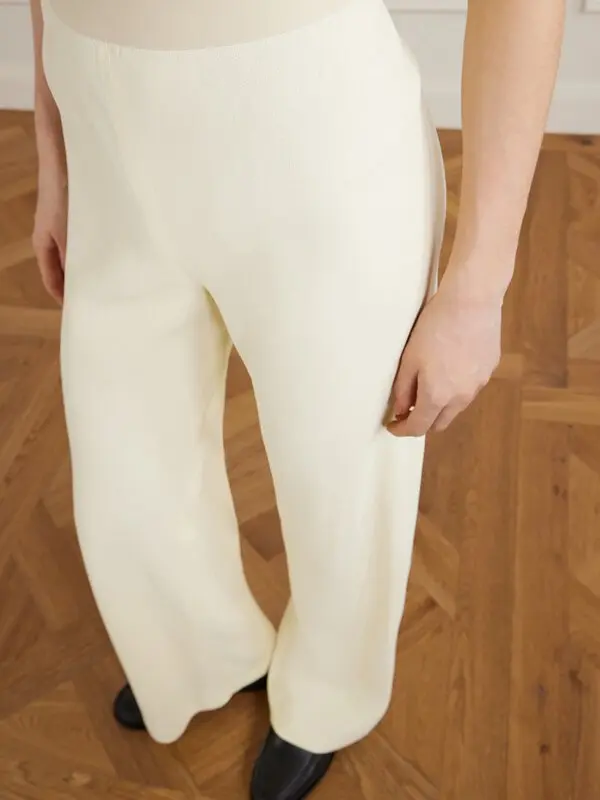 Wardrobe.NYC Crepe Straight-leg Pants - Yellow
