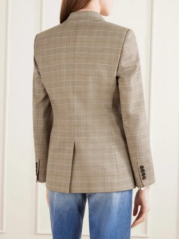 NILI LOTAN Anabel Prince Of Wales Checked Twill Blazer