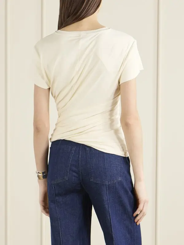 Magda Butrym Gathered Jersey T-shirt
