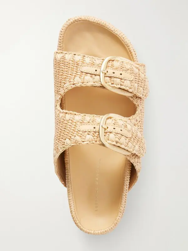 LOEFFLER RANDALL Nico Raffia Sandals